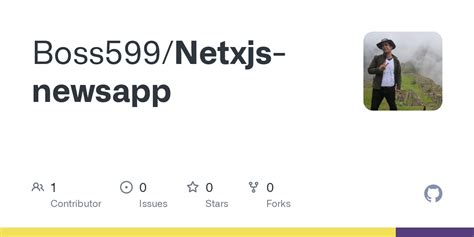 GitHub Boss599 Netxjs Newsapp