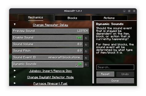 Sounds Minecraft Mod