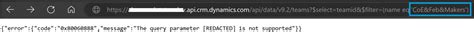 [quick tip] dataverse web api handling special characters in filter