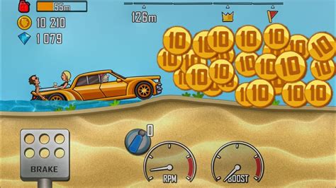 Hill Climb Racing Luxury Car Gameplay Youtube