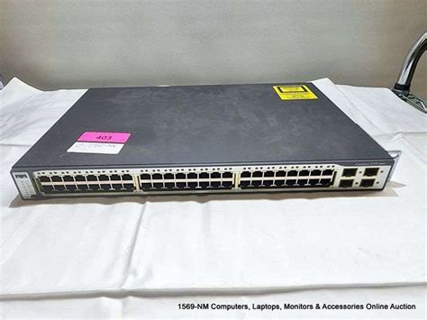 Cisco Ws C3750 48ts Switch Bentley And Associates Llc