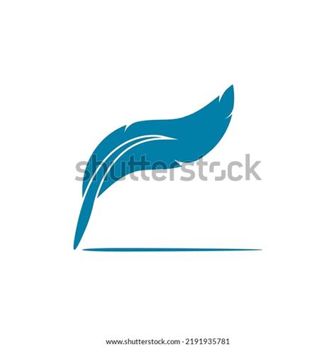 Quill Pen Iconclassic Stationery Illustration Stock Vector Royalty