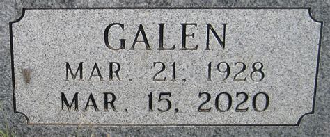 George Galen Tolle 1928 2020 Find A Grave Memorial