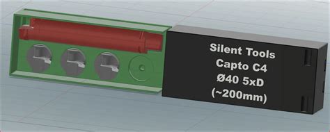 Sandvik Capto C4 Silent Tool Box By Extream Download Free Stl Model