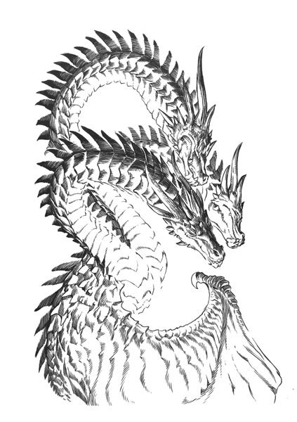 Godzilla King Ghidorah Drawing