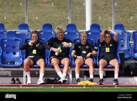 Englands Rachel Daly Millie Bright Beth Mead And Ella Toone In The