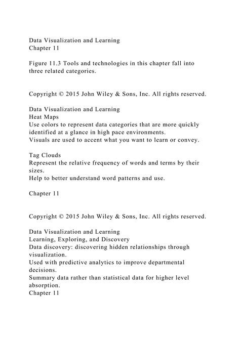 Chapter 11data Visualization And Geographic Information System Docx