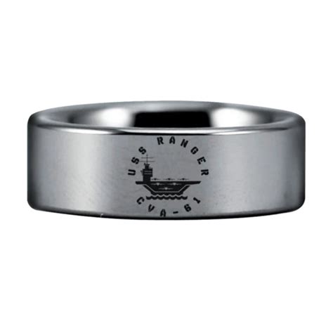 Tungsten Uss Ranger Cva 61 Ring