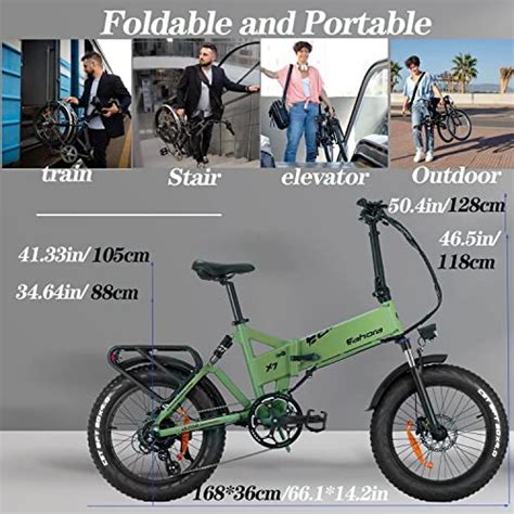 Eahora X7 Fat Tire Folding Electric Bike
