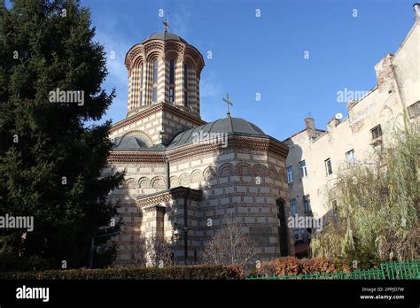 Biserica Sfantul Anton Church At Downtown Old Town Of City Of Bucharest