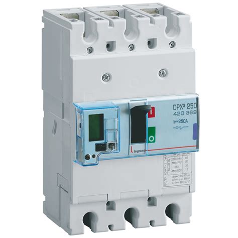 MCCB electronic release Sg DPX³ Icu kA V P A