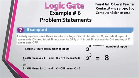 How To Produce Logic Circuit Through Problem Statement Logic Expression 2024 Oa Level Igcse