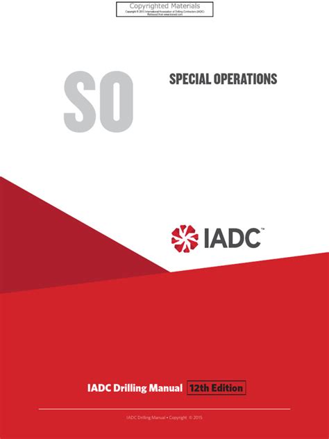 Iadc Vol 2 08 Special Operations Pdf Casing Borehole Oil Well