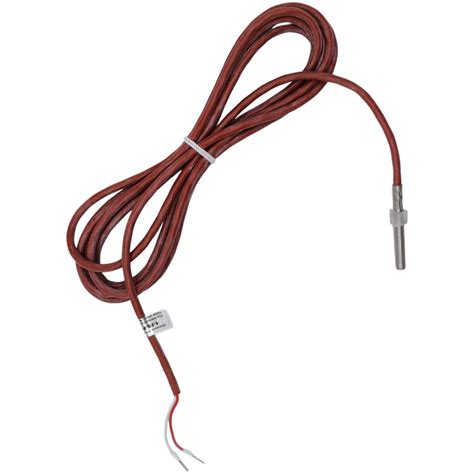 Pt1000 3m Red Temperature Sensor Probe For Collectors Proecosolar
