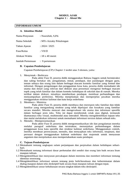 71 Modul Ajar Chapter 1 Intro Pdf