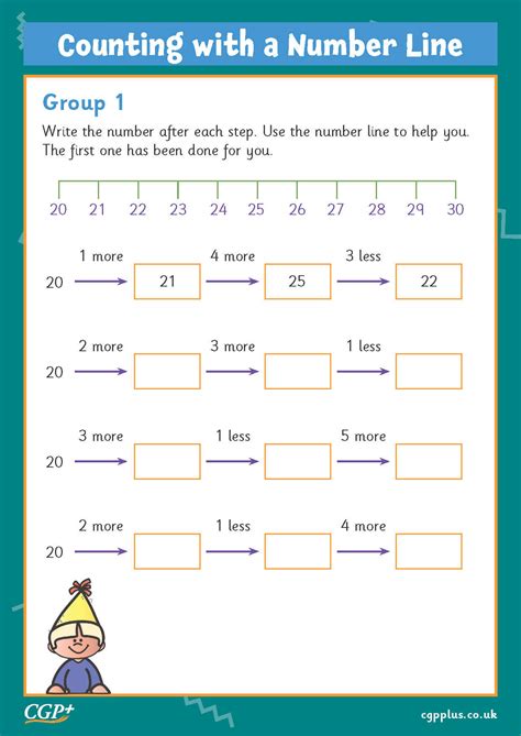 Counting With A Number Line Year 1 CGP Plus