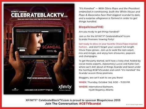 I Ve Partnered With Comcast S XFINITY For Scandal Coverage Awesomely