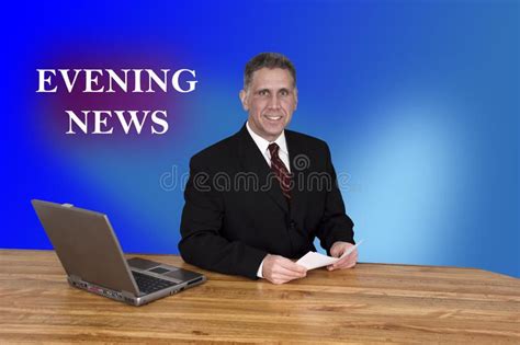Tv Evening News Anchor