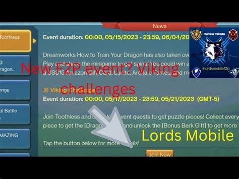 New Event Lords Mobile Viking Treasure Hunt YouTube