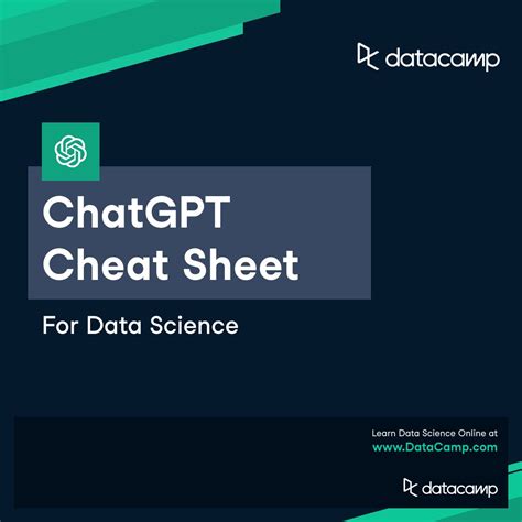 Julio Diaz Cohen En Linkedin Chatgpt Cheat Sheet For Data Science