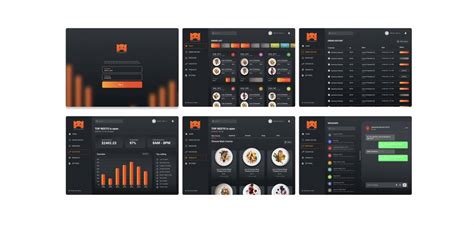 Figma Restaurant Dashboard Template UI4Free