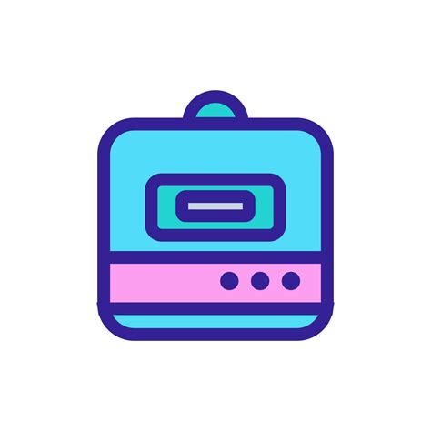 Slow Cooker Icon Vector Isolated Contour Symbol Illustration 9683709
