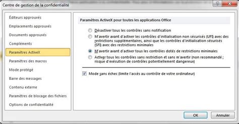 Contrôle ActiveX non compatible entre XL 2003 et 2007