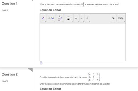 Solved What Is The Matrix Representation Of A Rotation Of Chegg