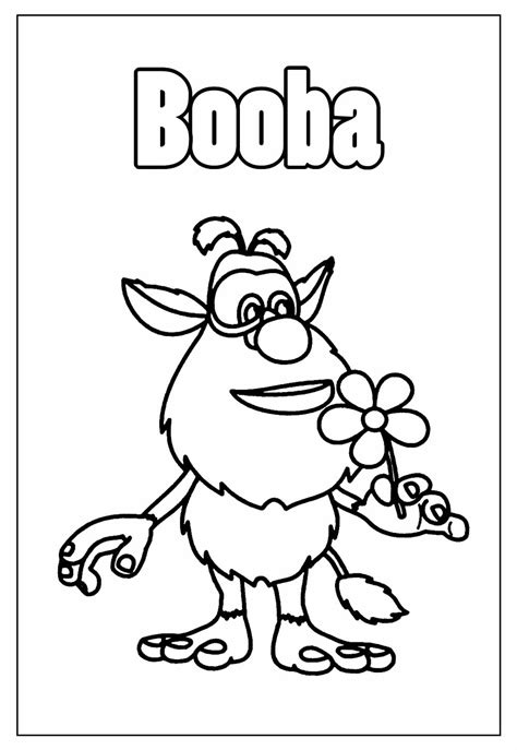 Desenhos Do Booba Para Colorir Bora Colorir