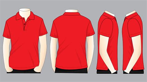 Polo Shirt Vector Untuk Template Ilustrasi Stok Unduh Gambar Sekarang