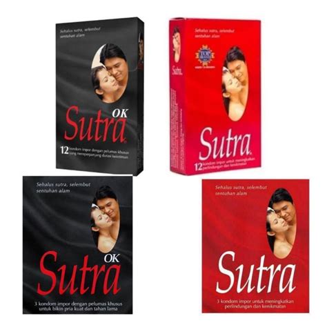 Jual Kondom SUTRA Isi 3 Piece Dan 12 Piece OK Hitam Merah Shopee