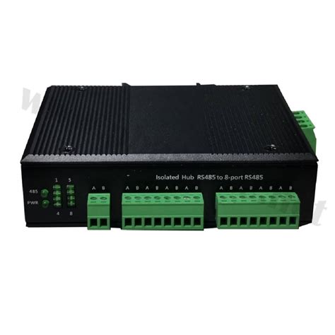 8ch Port Rs485 Hub Industrial Converter With The Power Adapter อุปกรณ์เน็ตเวิร์คกระจายการเชื่อม