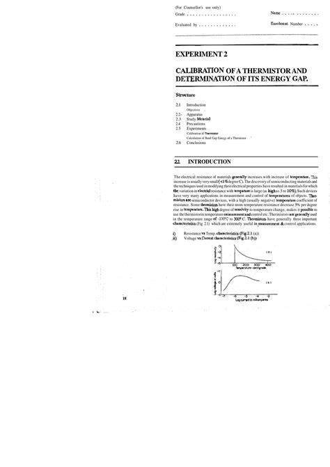 SOLUTION B Sc Physics L Physics Laboratory I Electrical Circuits And Electronics Calibration Of