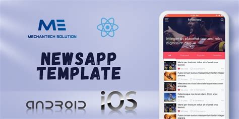 NewsApp Template React Native By Merchantechs Codester