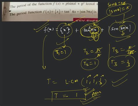 The Period Of The Function Fxp∣sinx∣p2∣cosx∣ The Period Function Fx