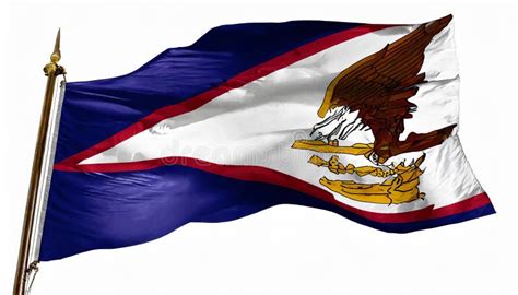 American Samoa Flag Waving Stock Illustration Illustration Of Name