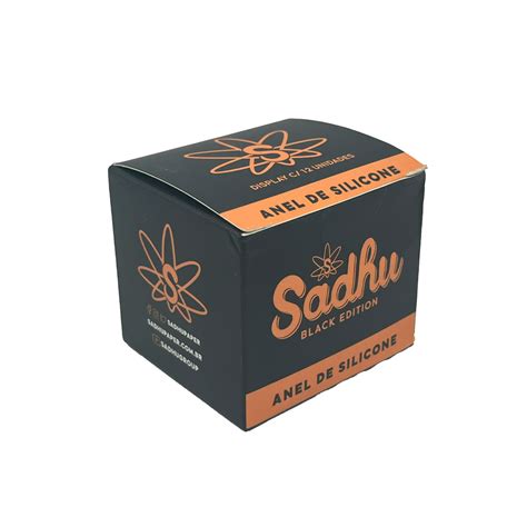 Kit 12 Anel De Silicone Porta Cigarro Sadhu Black Edition Sadhu One