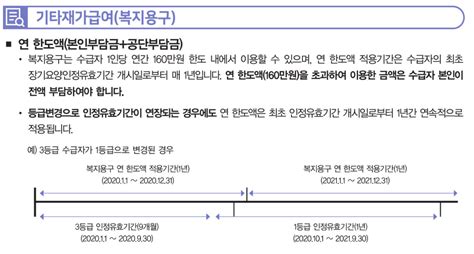 장기요양급여 본인부담금 기타재가급여 복지용구