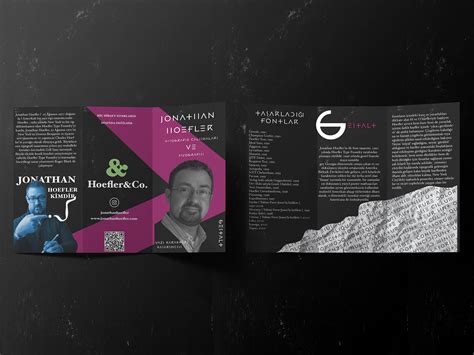 Jonathan Hoefler Brochure Behance