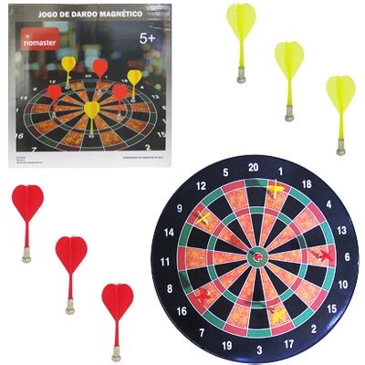JOGO DE DARDOS MAGNETICO DARDOS ALVO DE METAL CM Shopee Brasil
