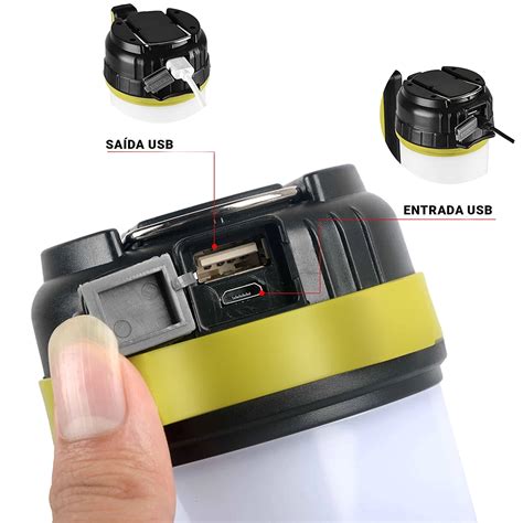 LANTERNA HOLOFOTE LED T RECARREG EXPLORER DELTA Echolife