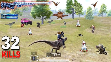 Pubg Mobile New Mode Full Gameplay Dinosaur 🦕 90 Fps 💯 Youtube