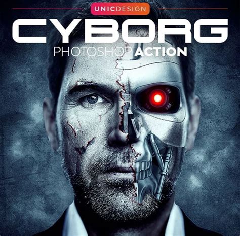 Graphicriver Cyborg Photoshop Action FreeGFX4u