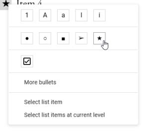 How To Use Bullet Points In Google Docs Sheets For Marketers