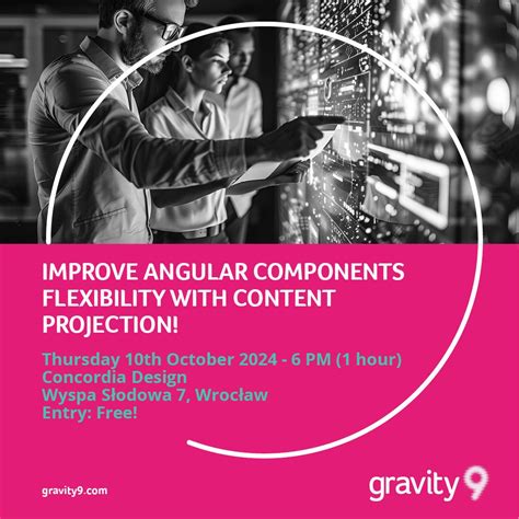 gravity9 on linkedin contentprojection angular workshop event