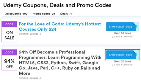 udemy coupons how to get and use them for discounts on courses
