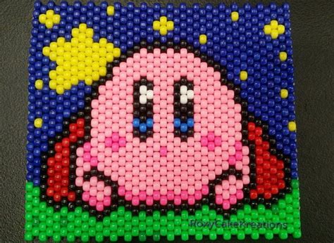 Kirby Poster By Roxycakekreations Kandi Photos On Kandi Patterns Diy Kandi Bracelets Kandi