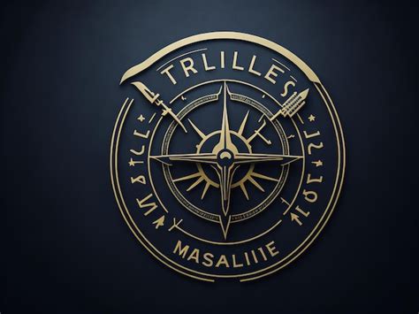 Premium Ai Image Compass Background