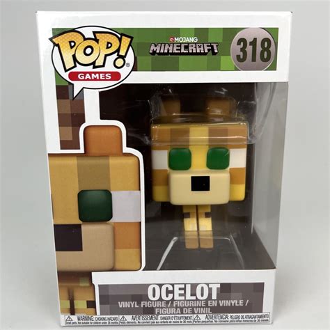 Funko Pop Vinyl Minecraft Tuxedo Cat Chase 318 For Sale Online