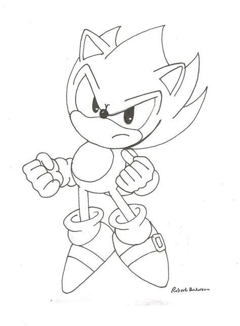 Elegant Super Classic Sonic Coloring Pages In 2024 Hedgehog Colors